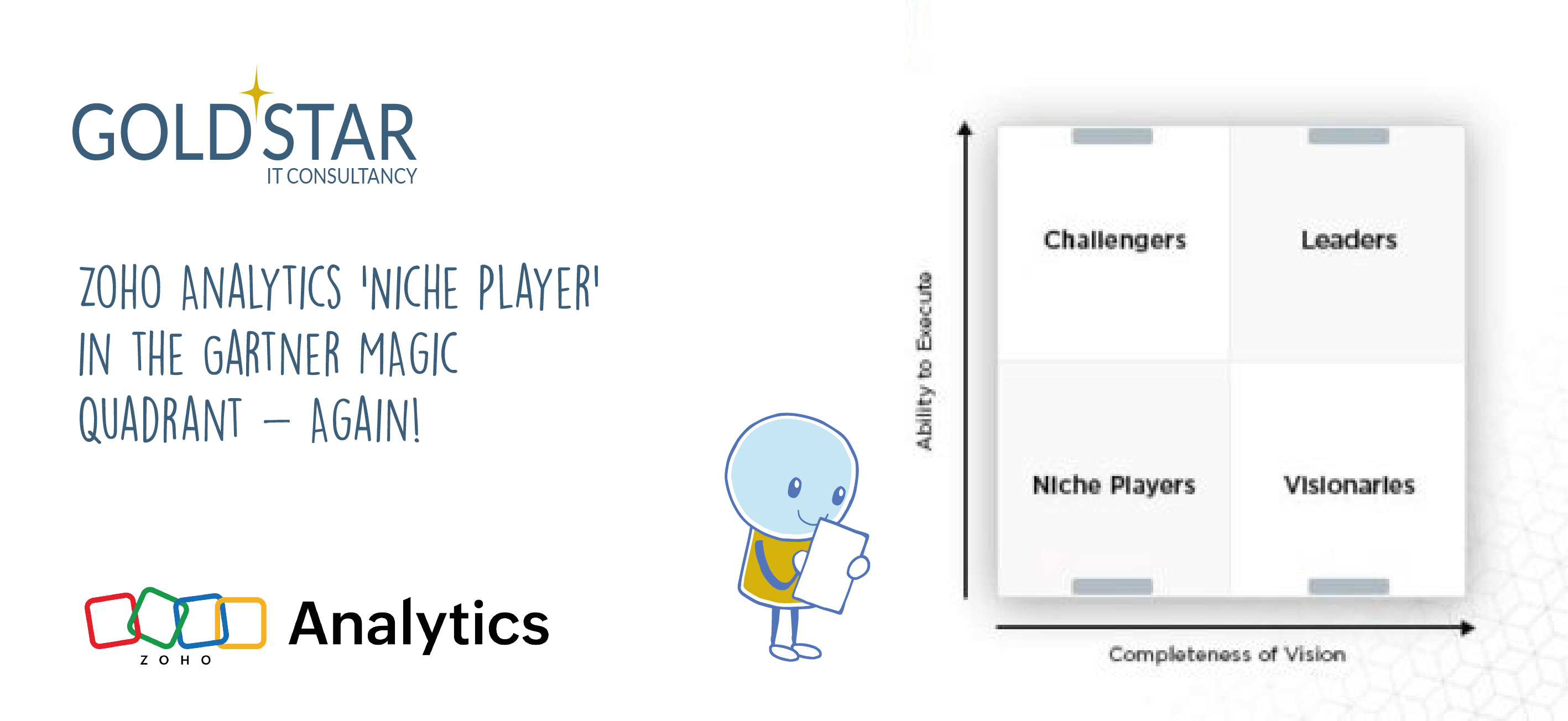 Zoho Analytics in the Gartner Magic Quadrant 2023! - Goldstar IT Zoho Analytics in the Gartner Magic Quadrant 2023! - Goldstar IT