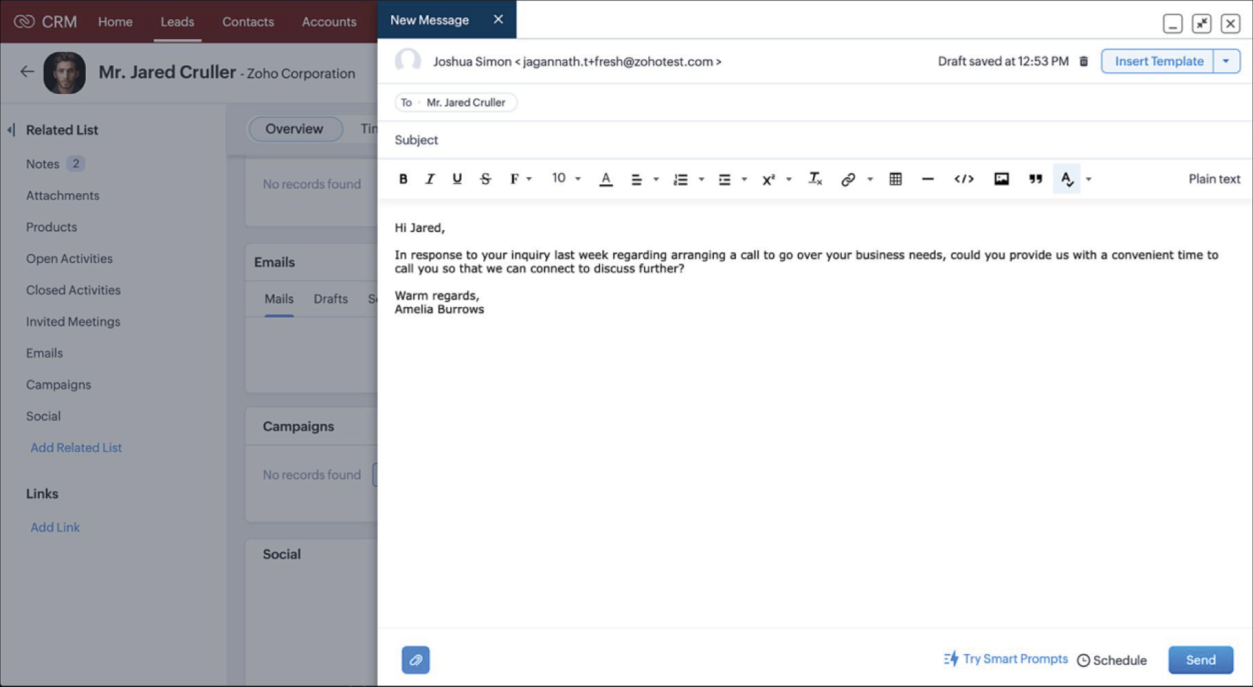 Zoho CRM embraces Open AI integration for Zia with Goldstar IT