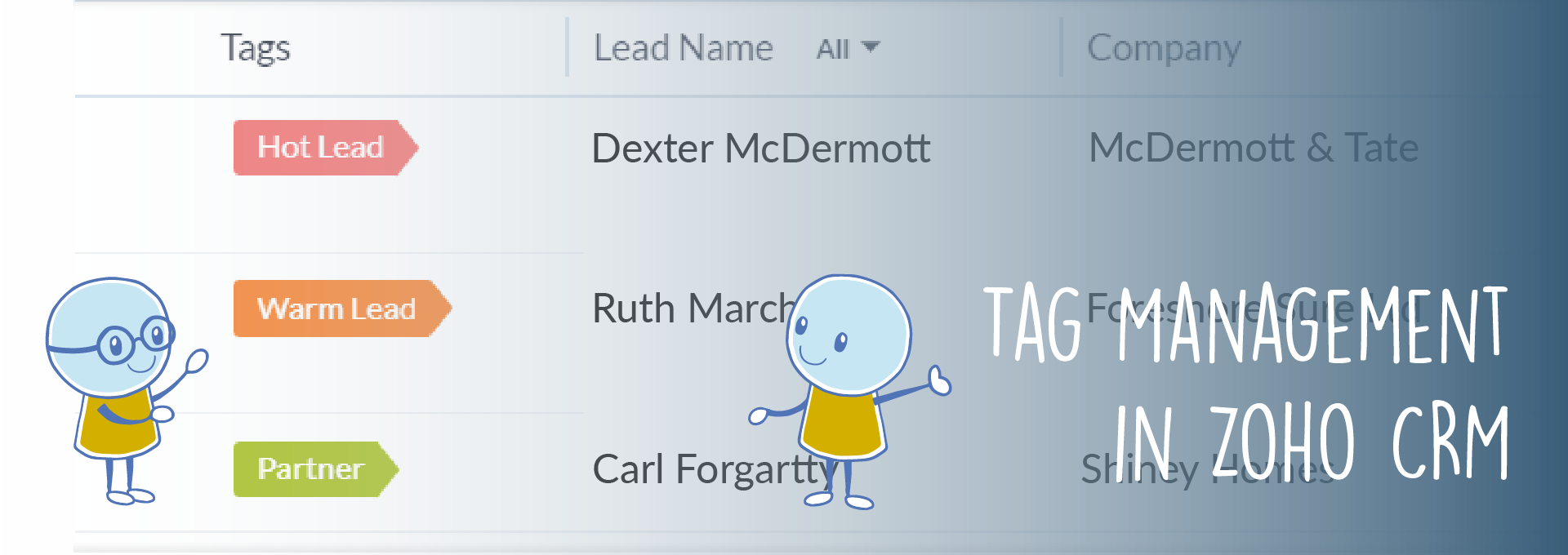 Tag Management in Zoho CRM - Goldstar IT