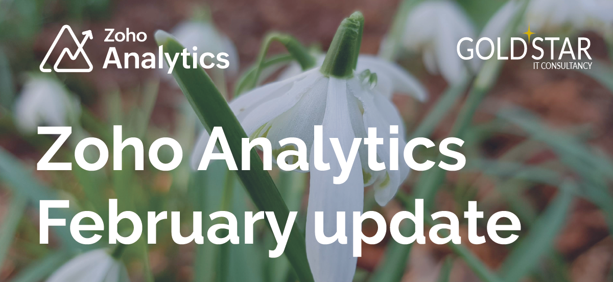 Zoho Analytics update February 2024 - Goldstar IT